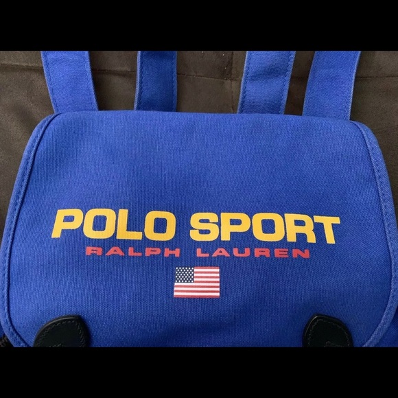 Polo Ralph Lauren | Bags | Vintage Authentic Polo Sport Canvas Backpack ...